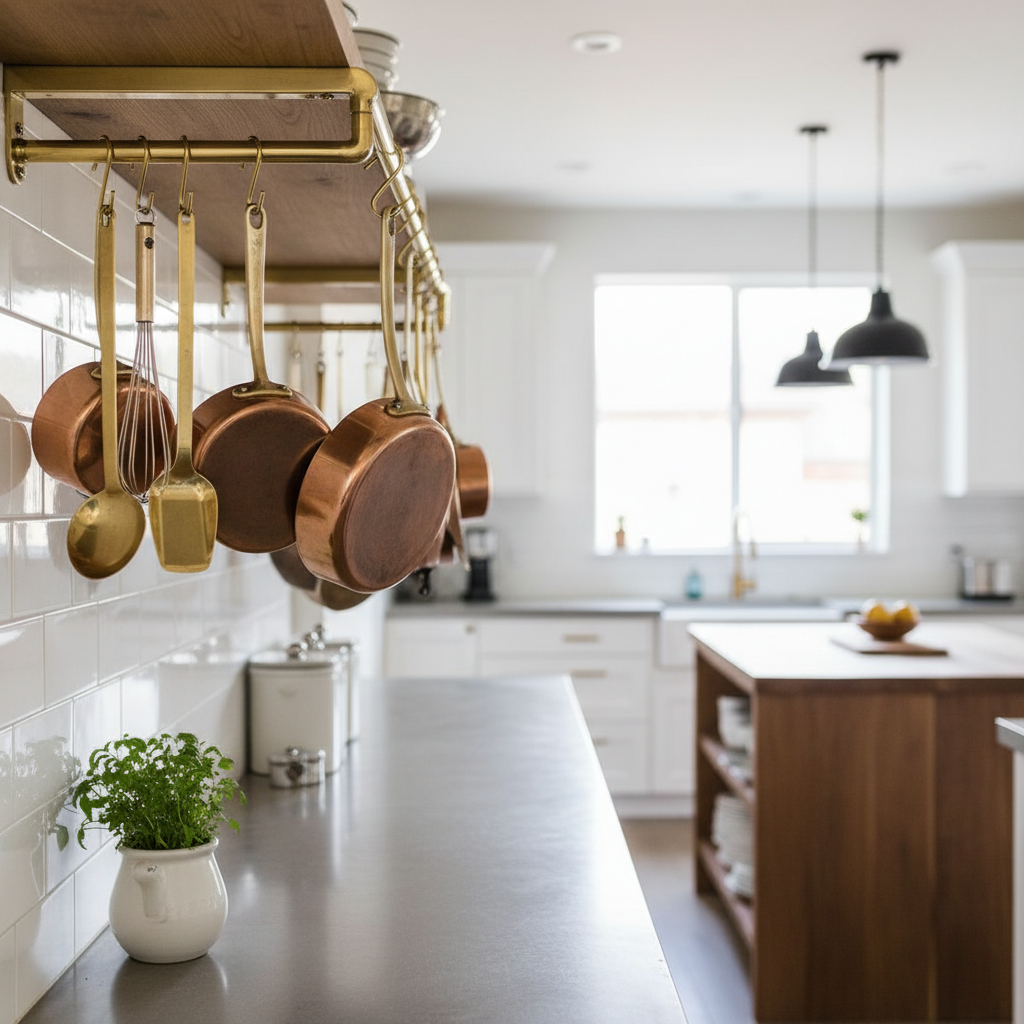 Brass Hanging Rail Kitchen: The Ultimate Guide to Style, Function, and ...